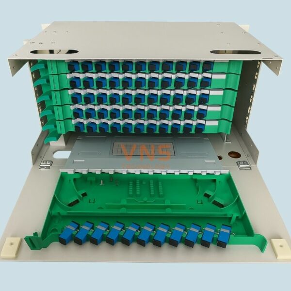 Hộp Phối Quang ODF Sắt Lắp Rack 72FO Indoor - VNS